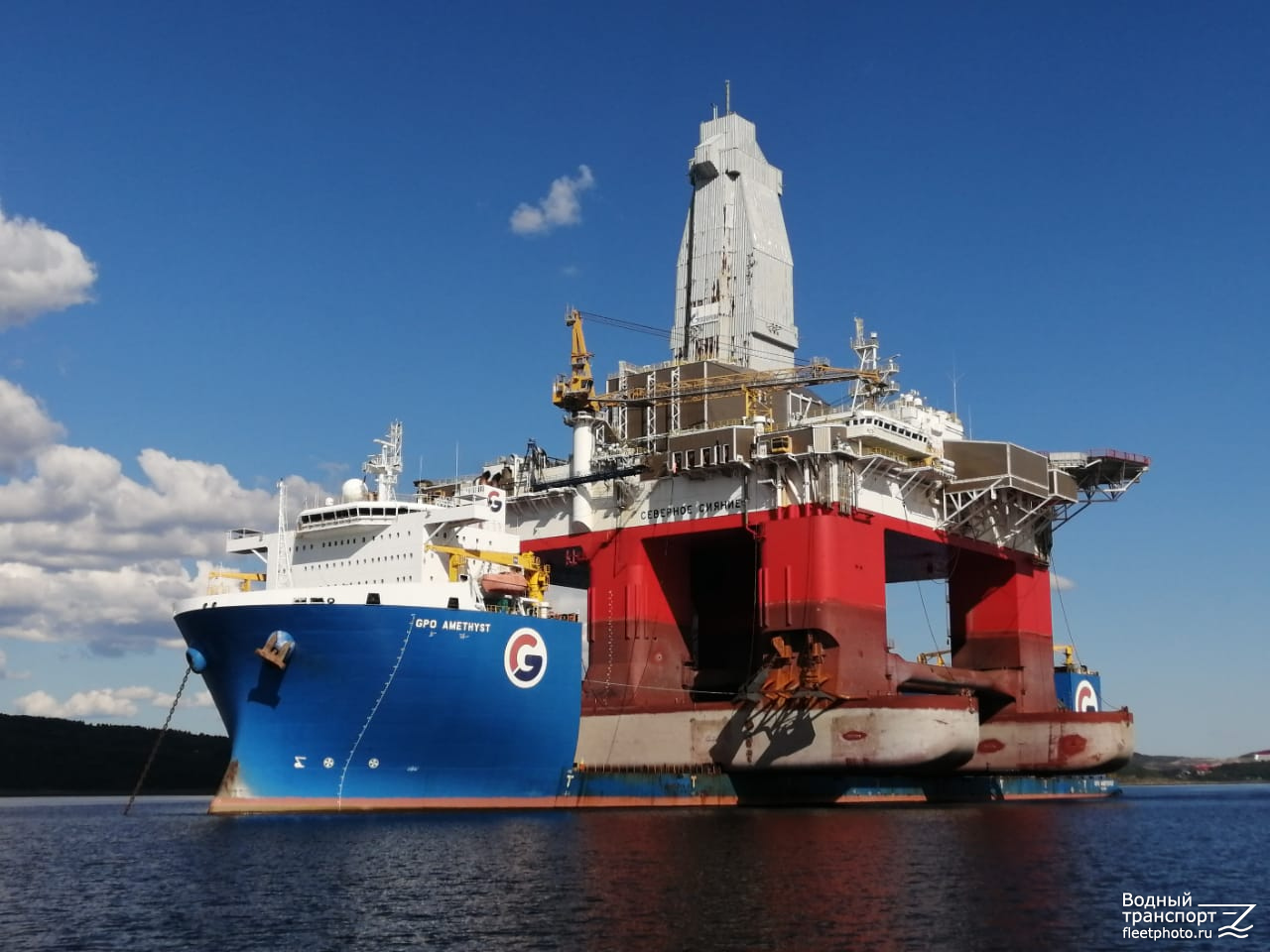 GPO Amethyst, Северное сияние — Фото — Водный транспорт
